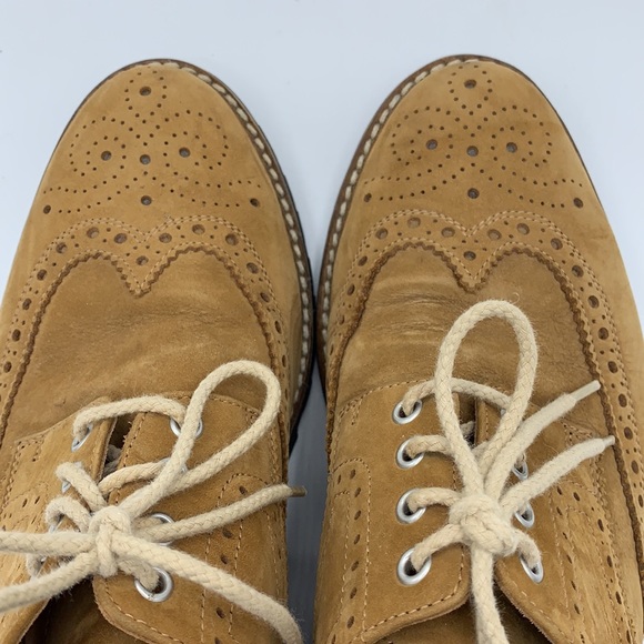 Mike Konos | Shoes | Mike Konos Italian Wingtip Oxford Suede In Cognac ...